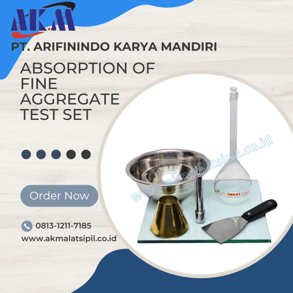 Absorption Of Fine Aggregate Test Set - PT. Arifinindo Karya Mandiri ...